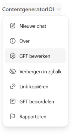 Hoe maak je een eigen GPT in ChatGPT?